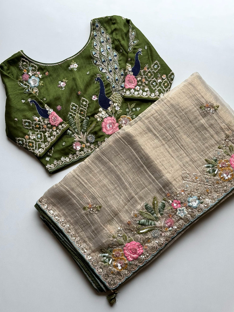 Luxe Fully work Stitched Saree blouse – KVS FASHION BOUTIQUE