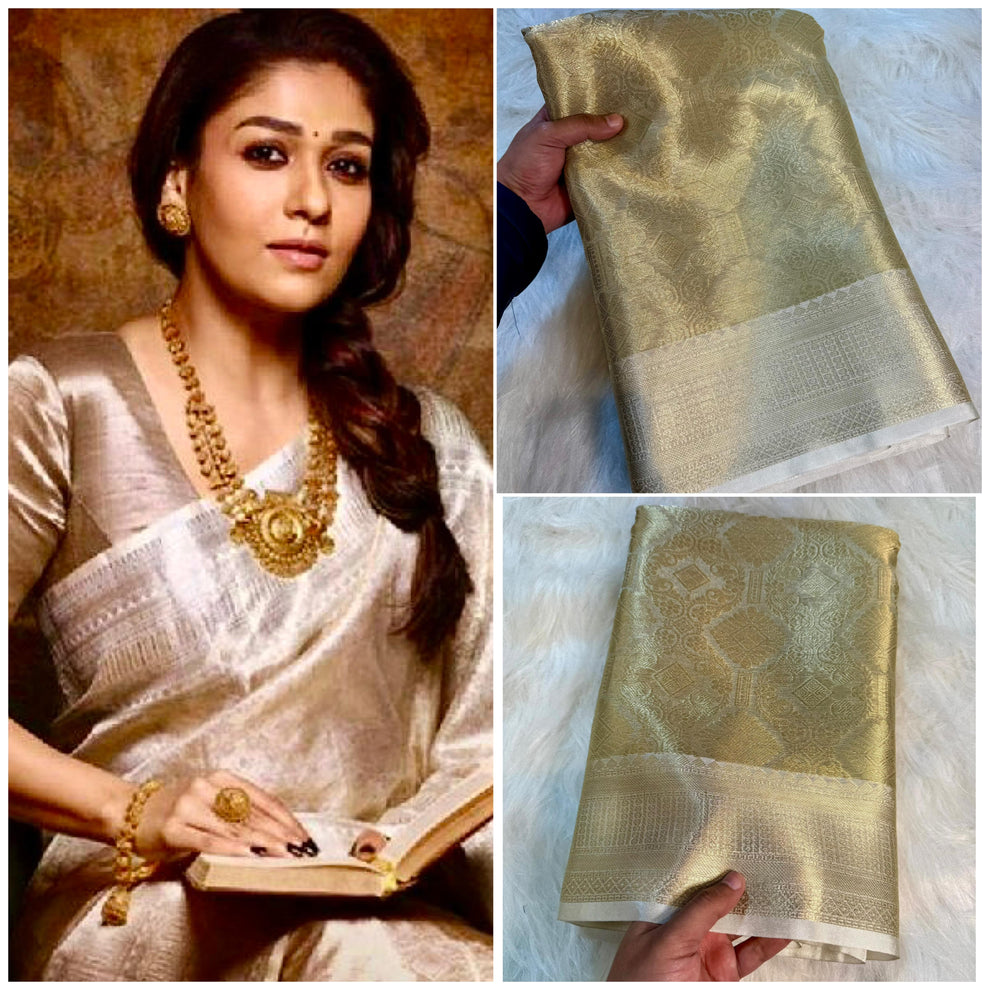 Banarasi Pastel soft tissue sarees – KVS FASHION BOUTIQUE