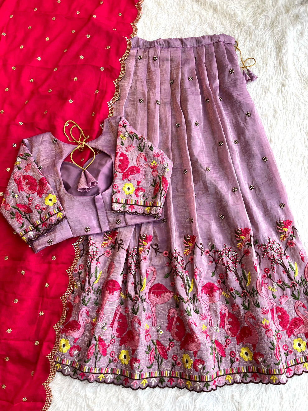 Flamingo Fully Ready To Wear Lehengas – KVS FASHION BOUTIQUE
