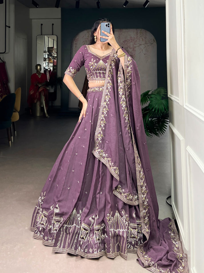 Chocolate Crush Bridesmaid lehenga choli – KVS FASHION BOUTIQUE